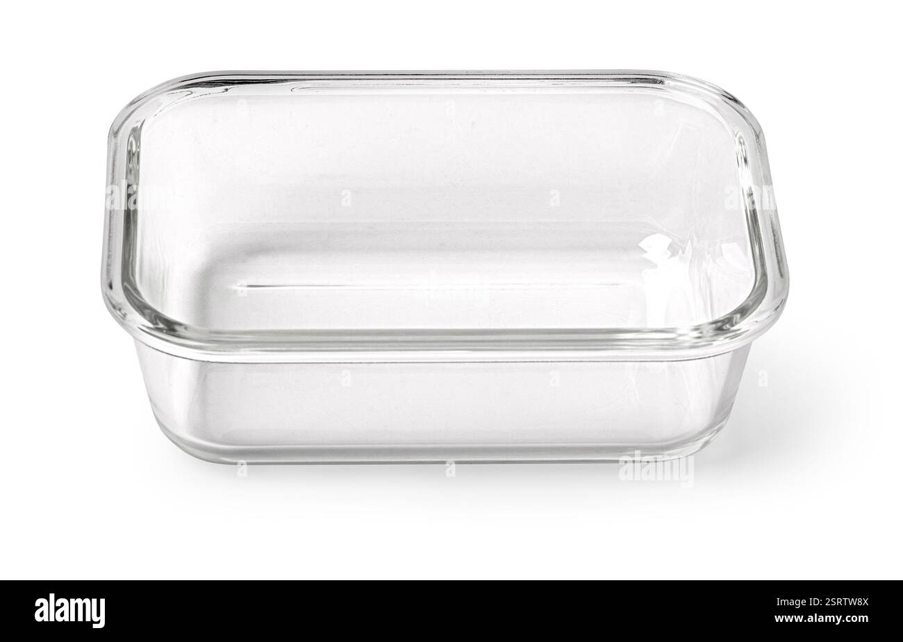 Clean, empty glass baking dish, perfect for cooking and serving Stock ...