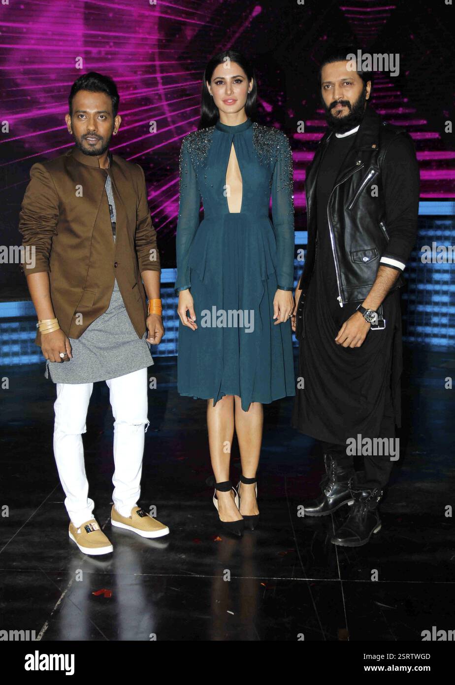 Bollywood choreographer Dharmesh Yelande Nargis Fakhri Riteish Deshmukh promotion film dance ...
