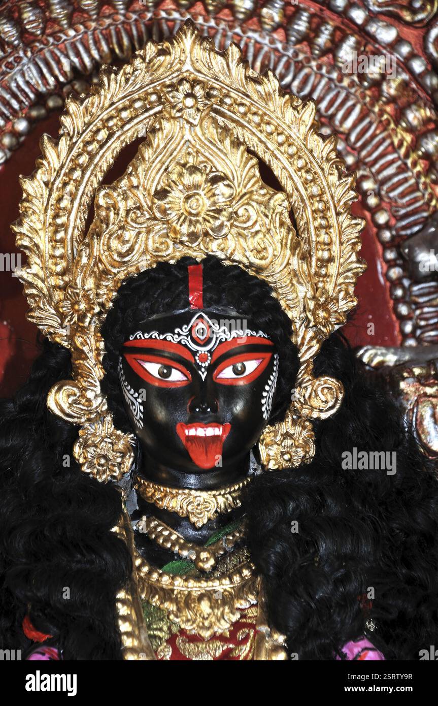 Goddess kali festival, kolkata, west bengal, india, asia Stock Photo ...