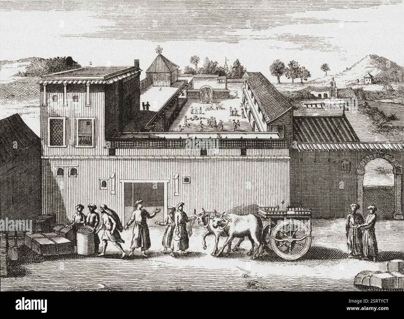 Trading post established by British East India Company at Surat ...