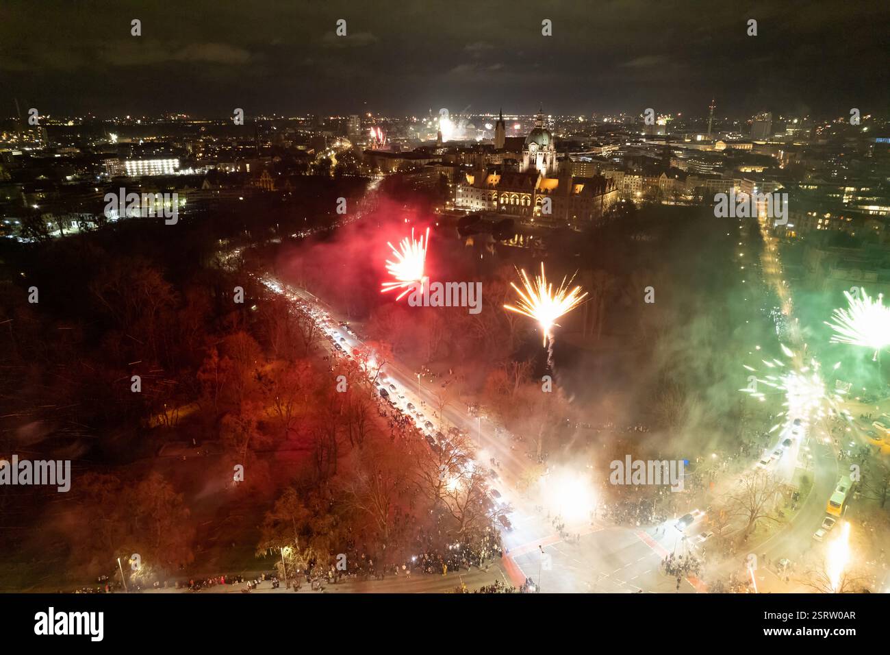 The Spectacular Fireworks Display that Illuminates the City Skyline ...