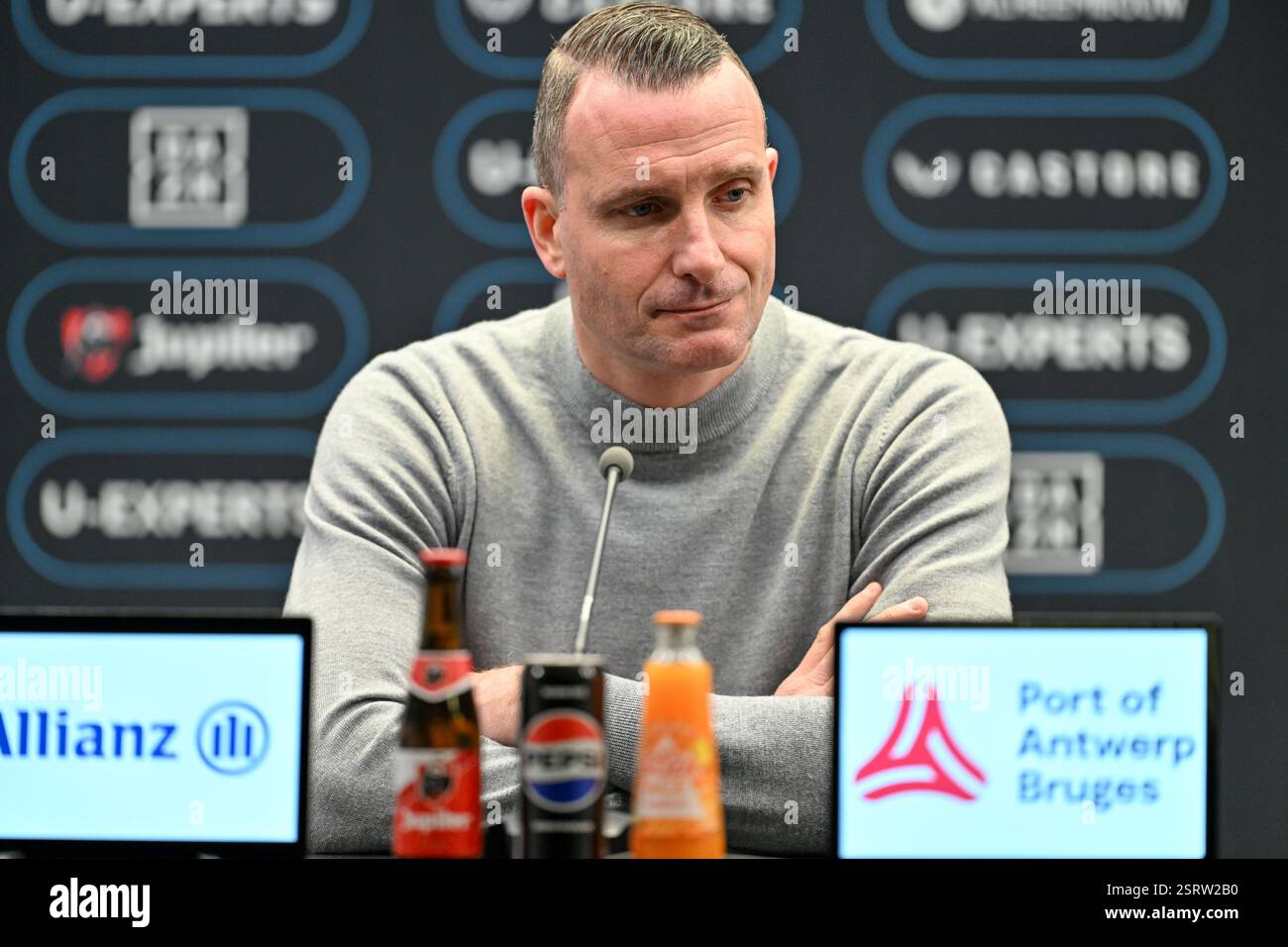 Brugge, Belgium. 25th Jan, 2025. Head Coach Nicky Hayen of Club Brugge ...