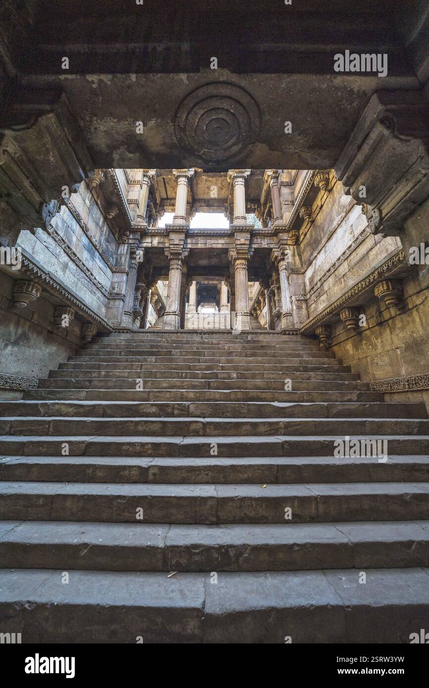 Dada harir step well, ahmedabad, Gujarat, India, Asia Stock Photo - Alamy
