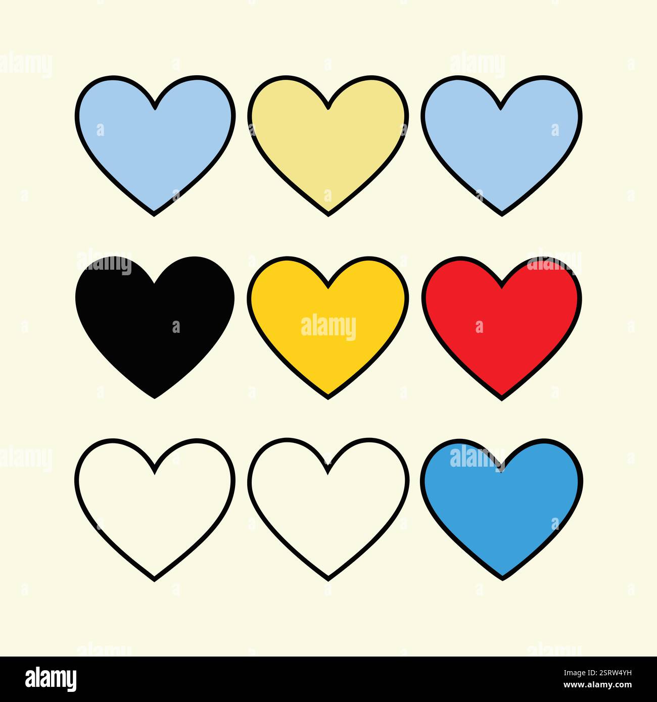 Color palette on gray Stock Vector Images - Alamy