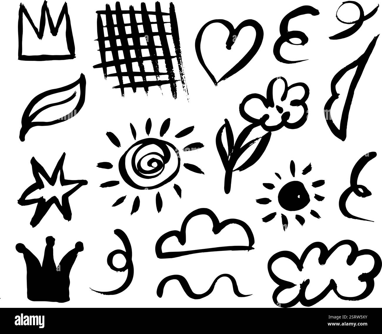 Brus paint Stock Vector Images - Alamy