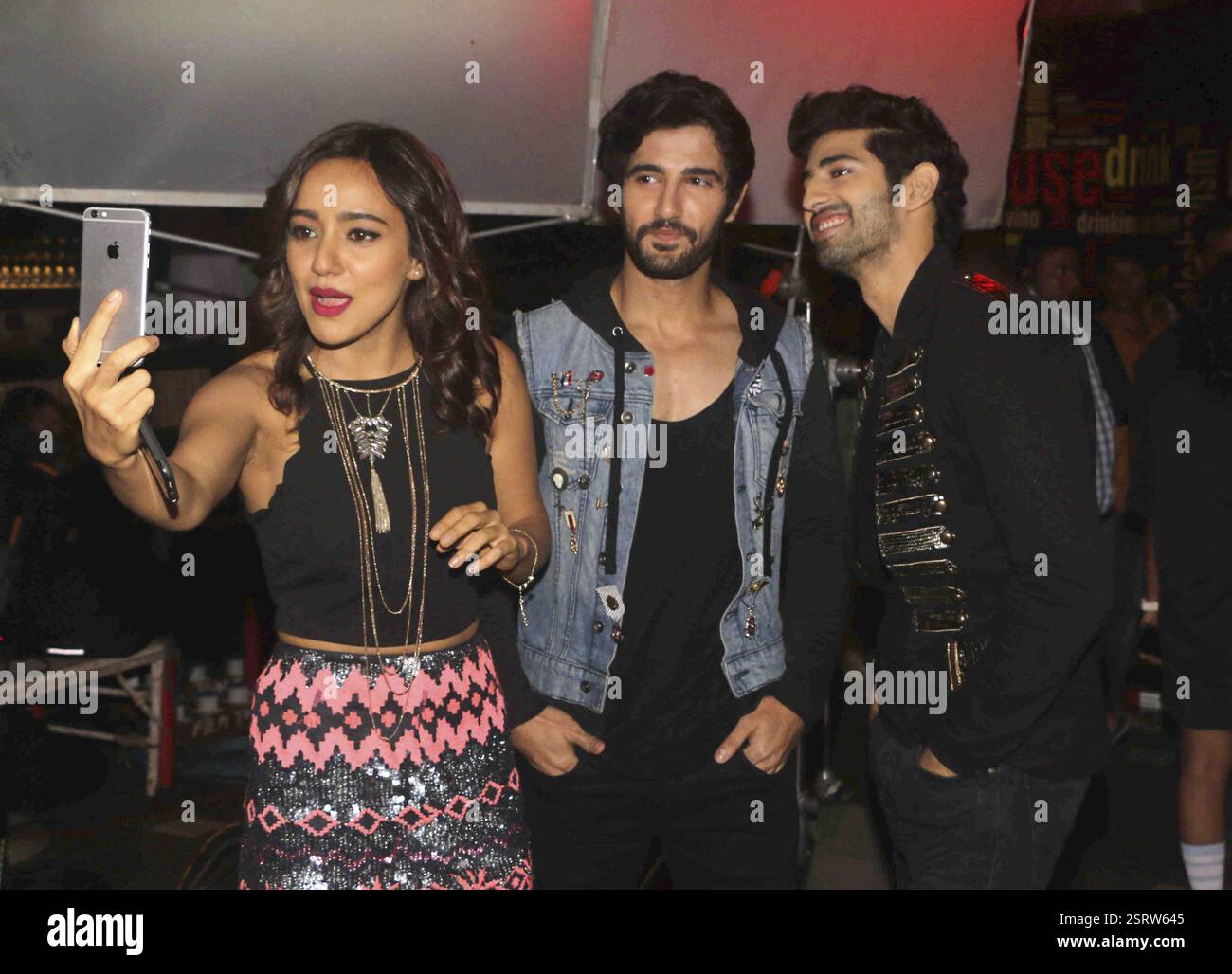 Bollywood actors Neha Sharma Aashim Gulati and Aditya Seal video shoot ...