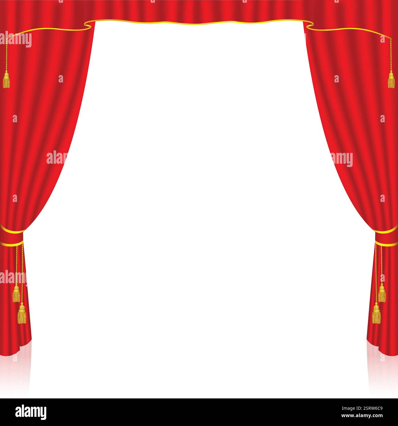 Scene curtain theater Stock Vector Images - Alamy