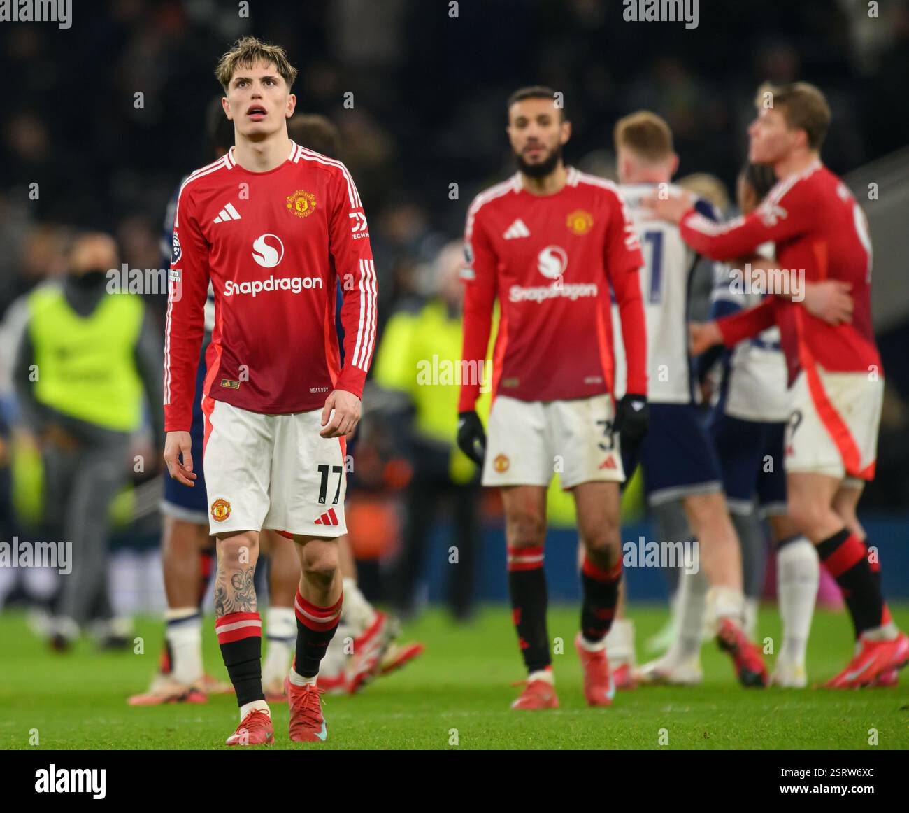 London, UK. 16th Feb, 2025. Tottenham Hotspur v Manchester United ...