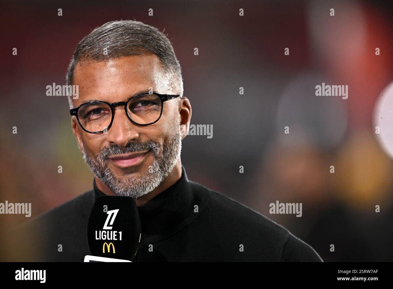 Habib BEYE (Entraineur Rennes SRFC) during the Ligue 1 McDonald's match ...