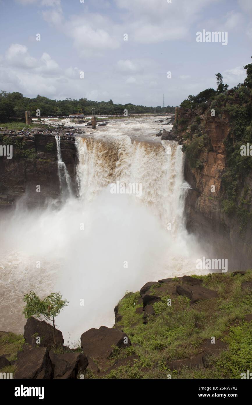 Waterfall in gokak, karnataka, india, asia Stock Photo - Alamy