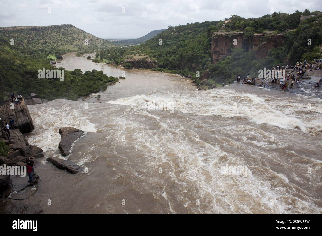 Waterfall in gokak, karnataka, india, asia Stock Photo - Alamy