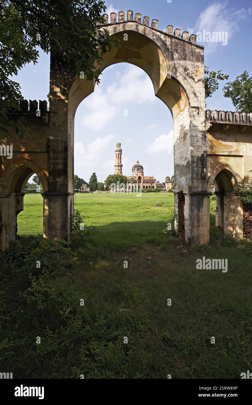 Muir Central College tower, Uttar Pradesh, India, Asia Stock Photo - Alamy