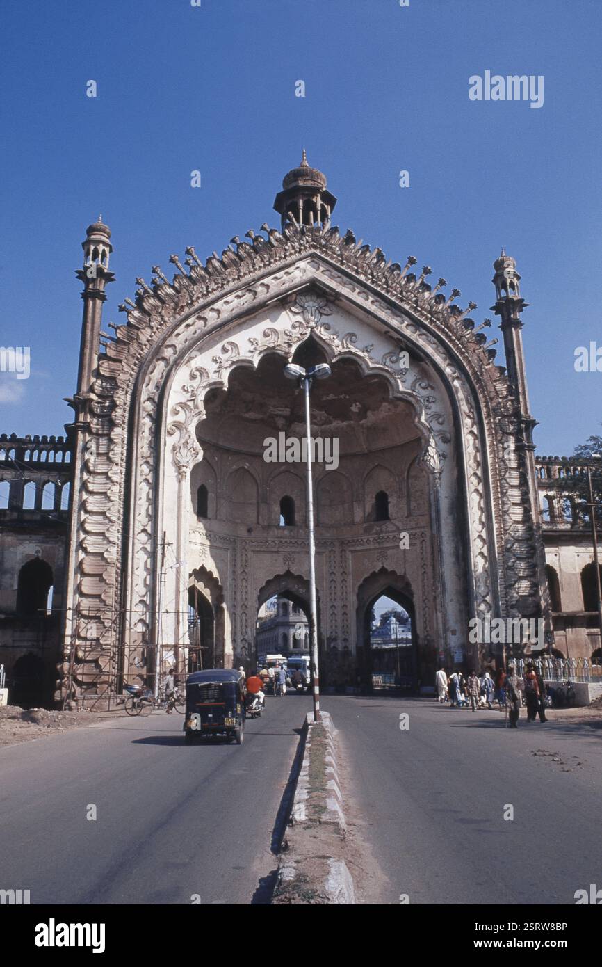 Rumi Darwaza, ornate gateway, Lucknow, Uttar Pradesh, India, Asia Stock ...