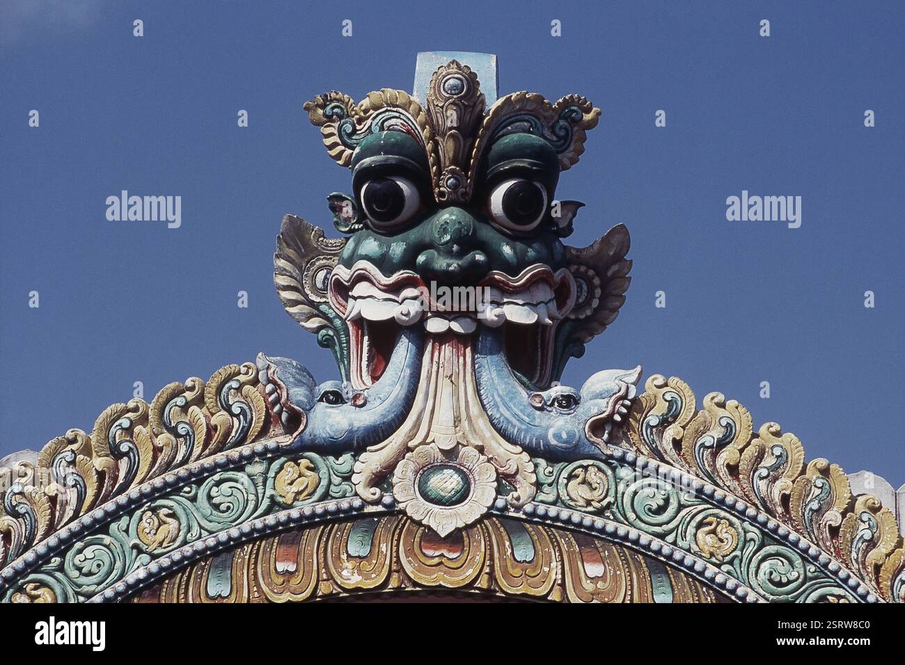Demon head entrance, Valluvar Kottam, Chennai, Tamil Nadu, India, Asia ...