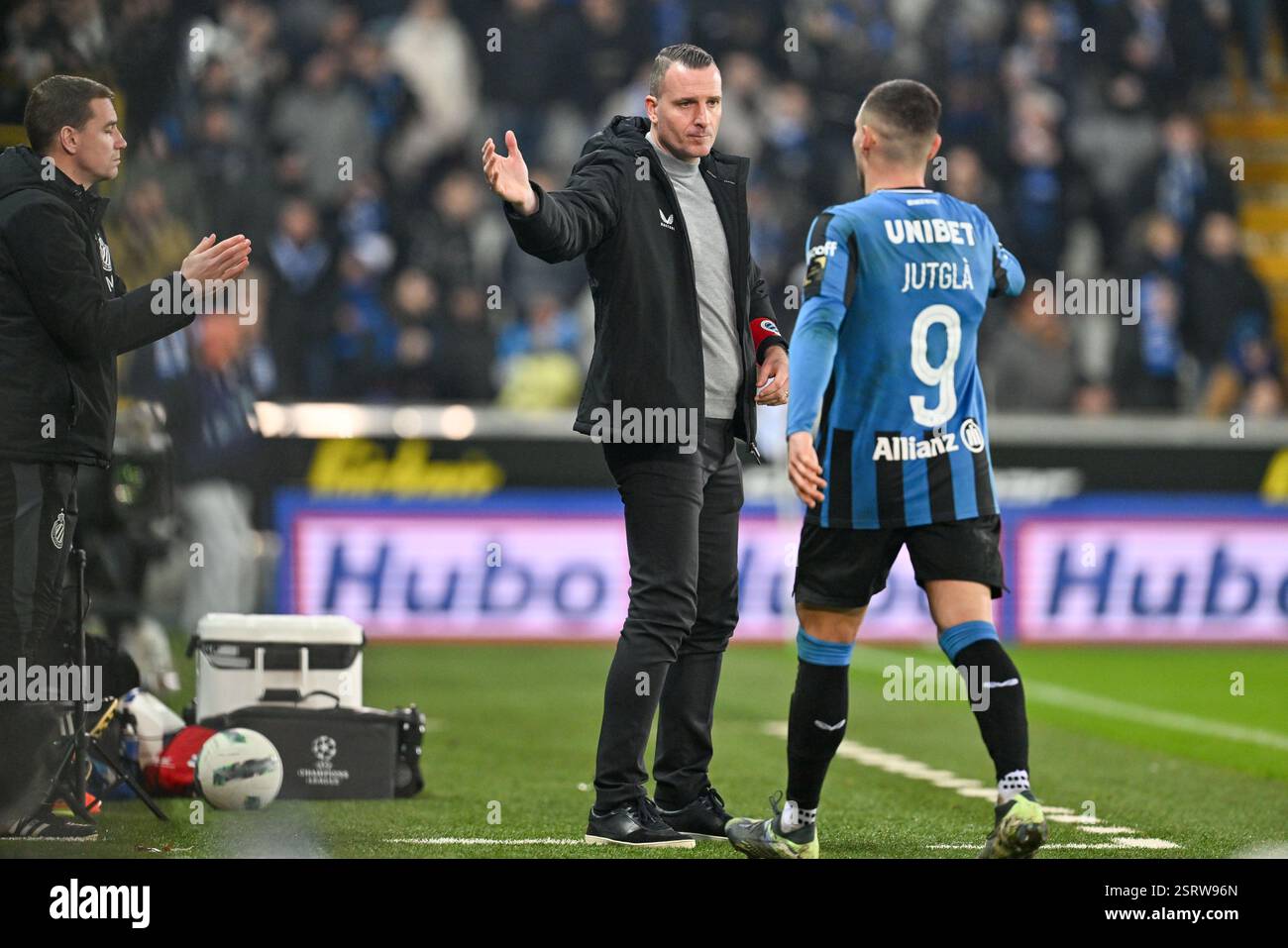 Brugge, Belgium. 15th Jan, 2025. Head Coach Nicky Hayen of Club Brugge ...