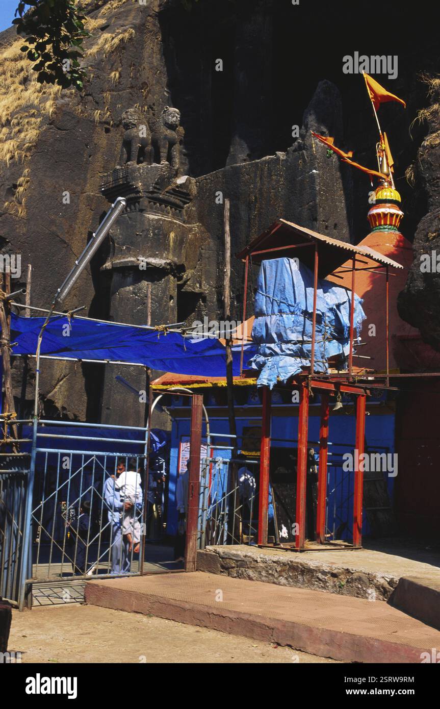 Ekvira Devi temple & Karla caves, near Lonavala, Maharashtra, India ...