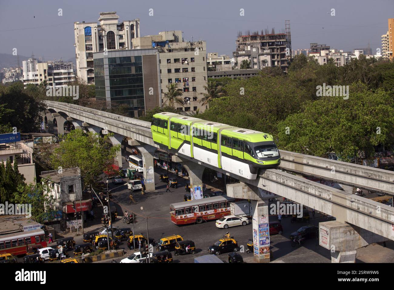 Monorail, Chembur, Mumbai, Maharashtra, India, Asia Stock Photo - Alamy