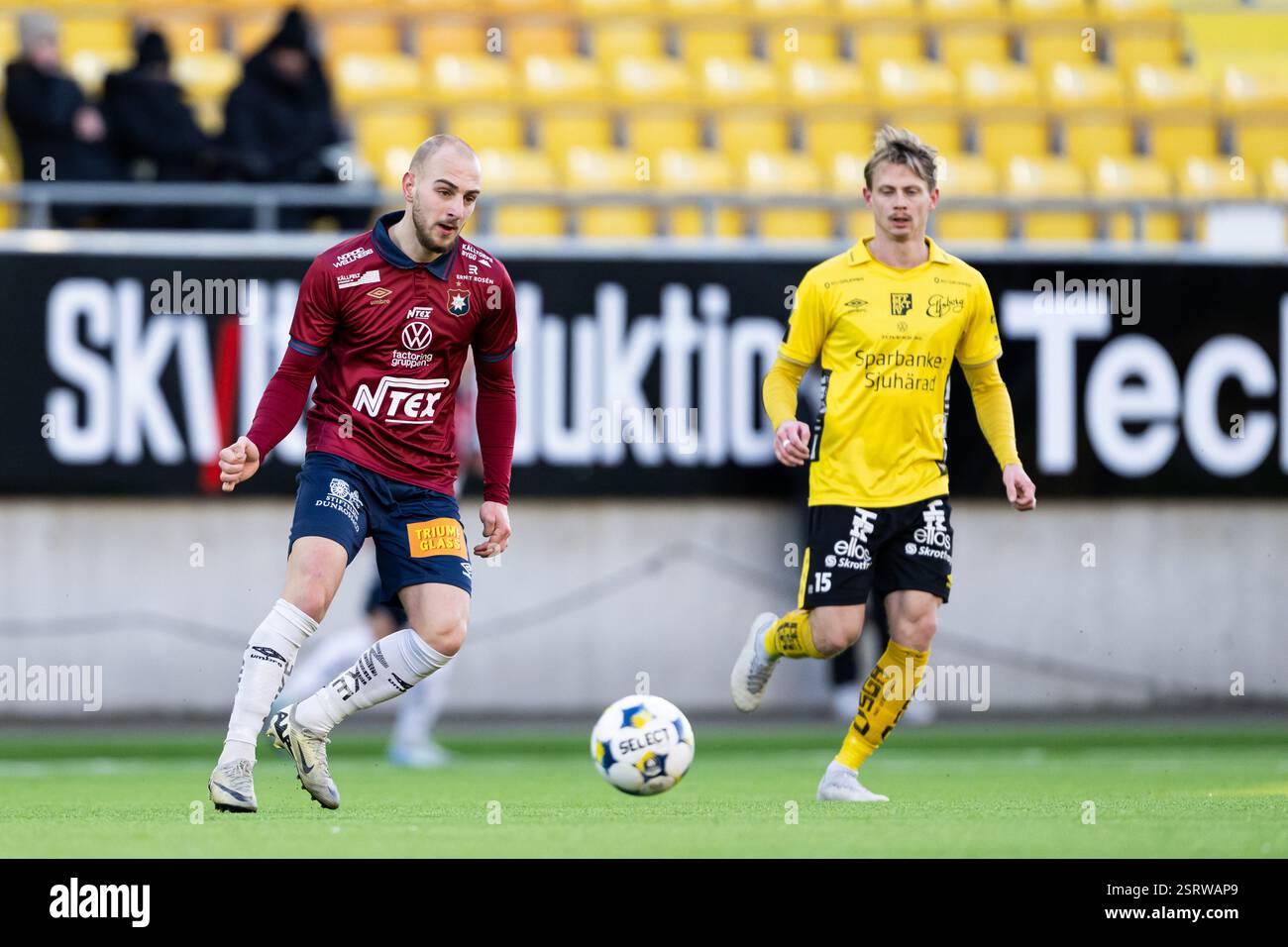 250216 Örgrytes Amel Mujanic under fotbollsmatchen i Svenska Cupen ...