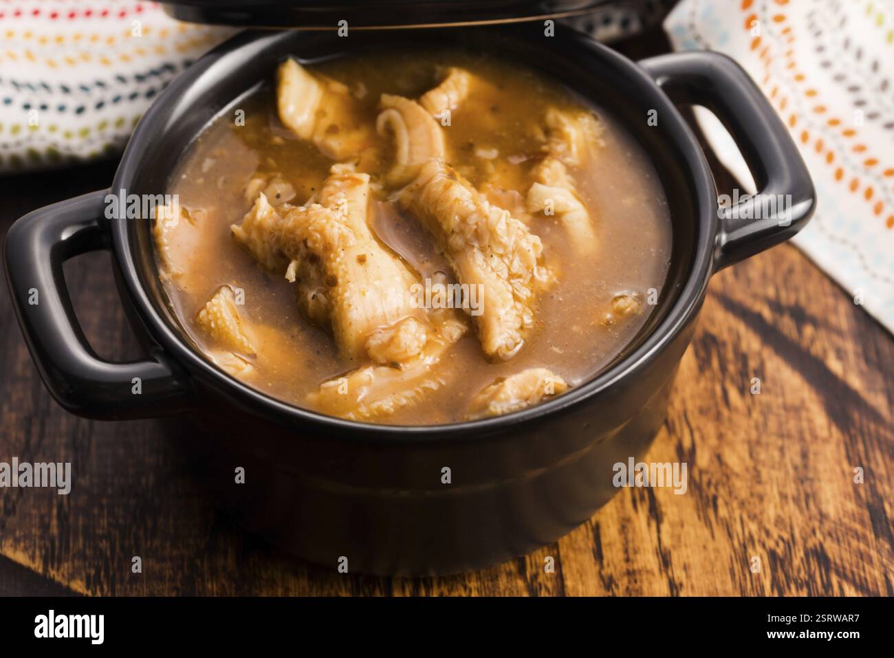 Polish beef tripe soup Stock Photo - Alamy