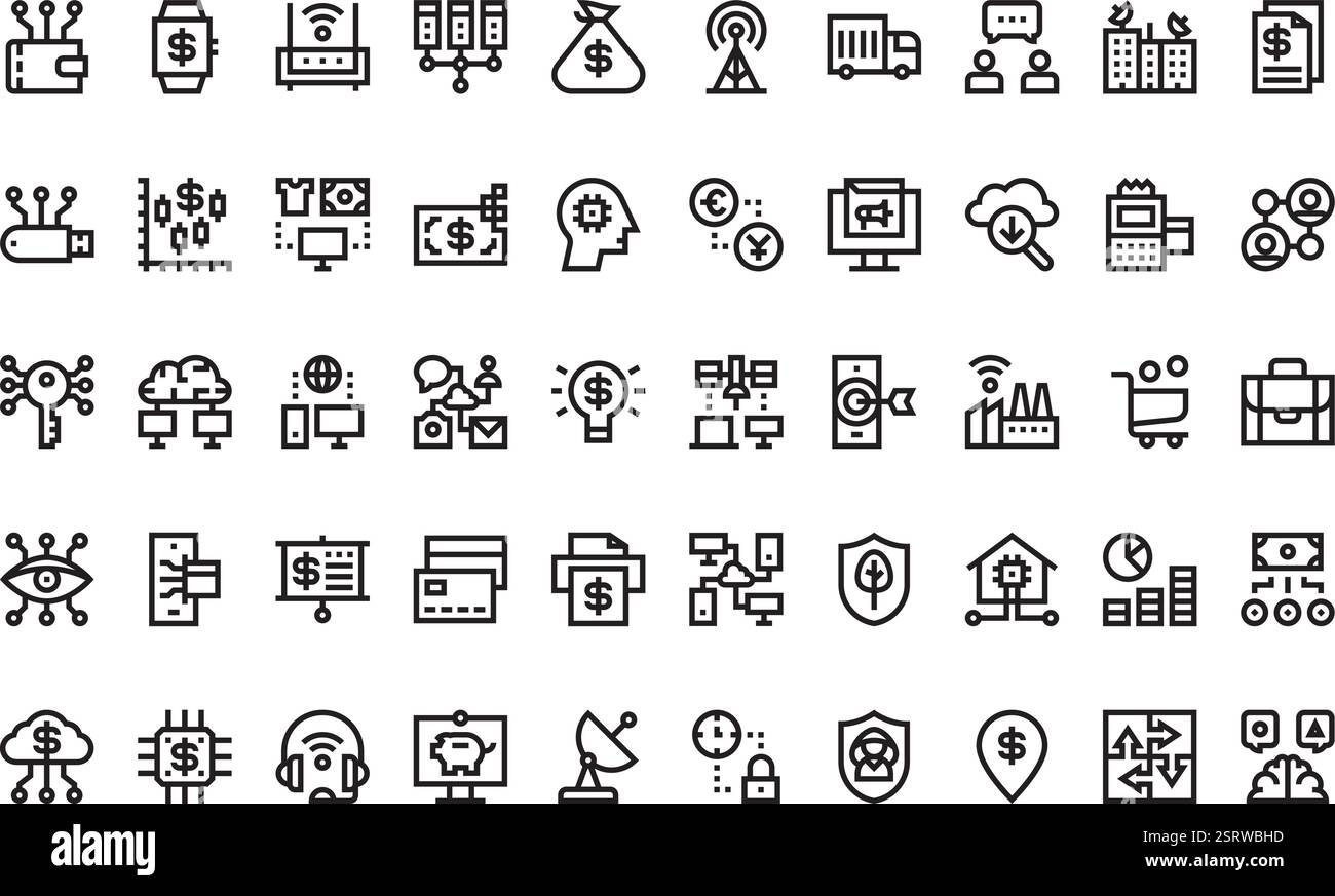 Integrated printer Stock Vector Images - Alamy