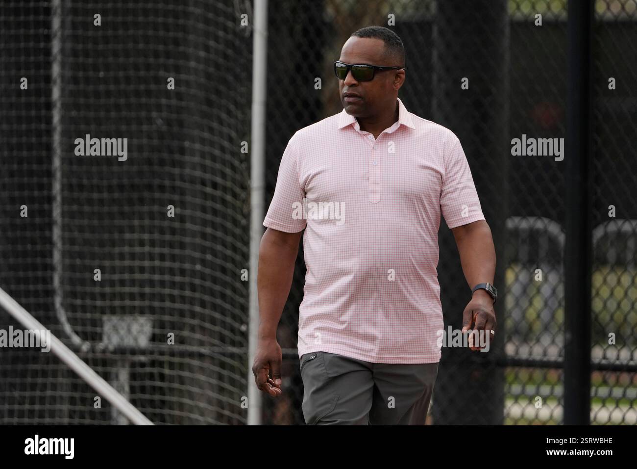 Houston Astros general manager Dana Brown watches during a spring ...