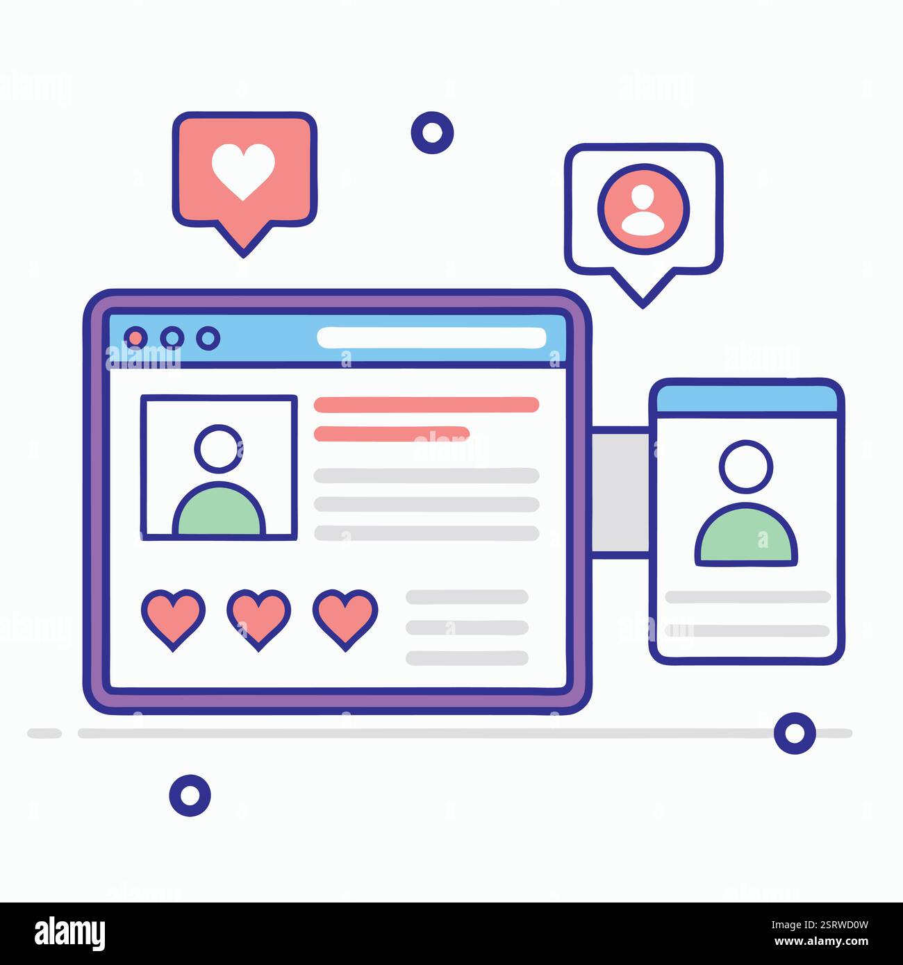 Viewing experience Stock Vector Images - Alamy