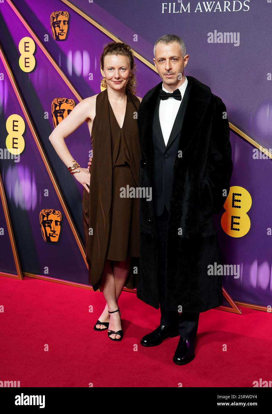 Emma Wall and Jeremy Strong attending the 78th British Academy Film ...