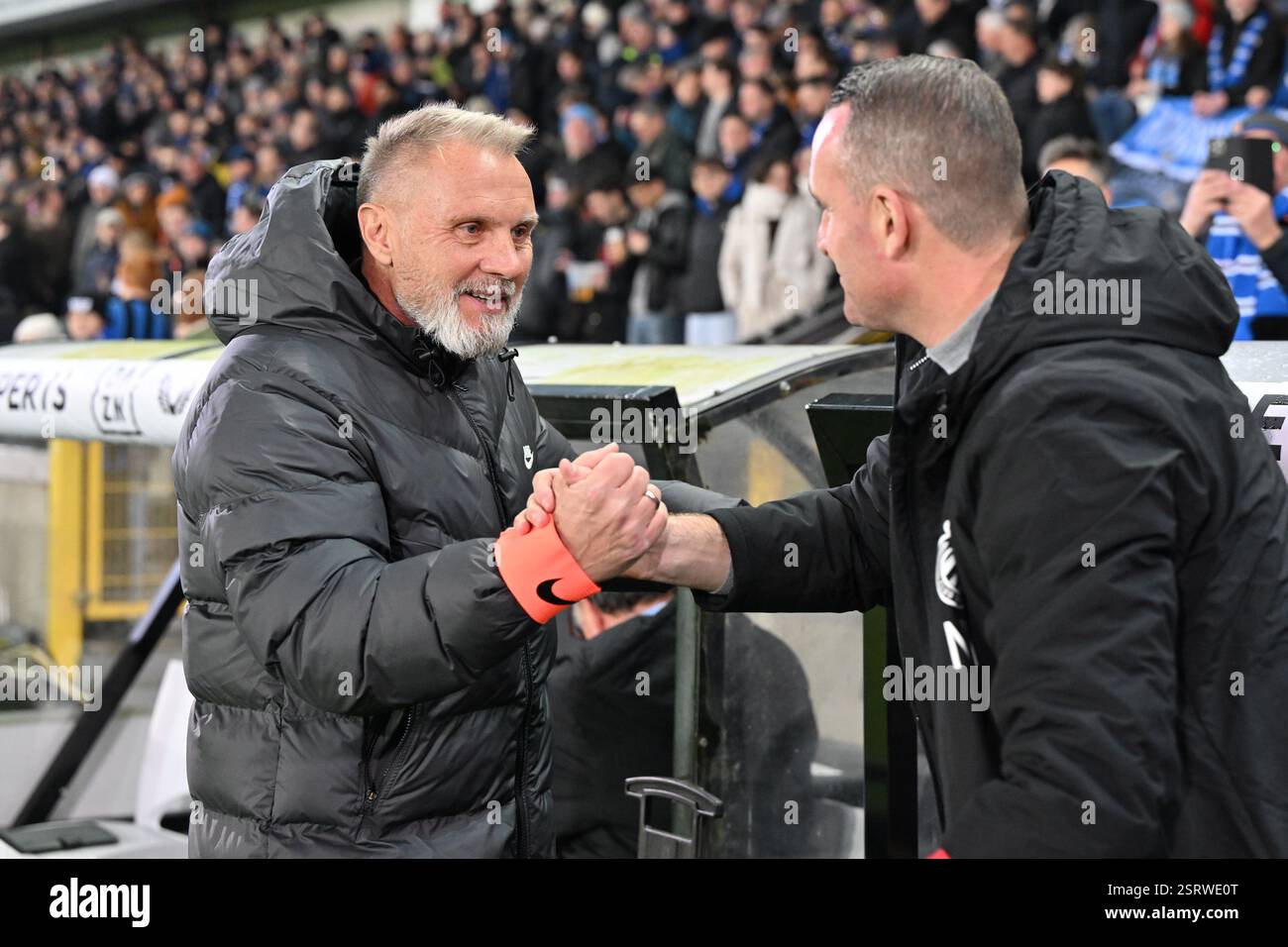 Brugge, Belgium. 15th Jan, 2025. Head Coach Thorsten Fink of Genk ...