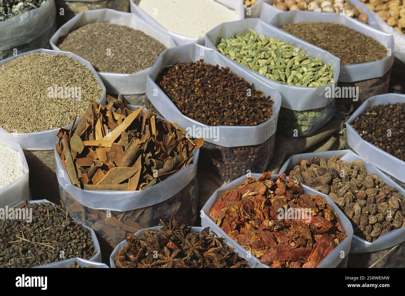 Spices, herbs, India, Asia Stock Photo - Alamy