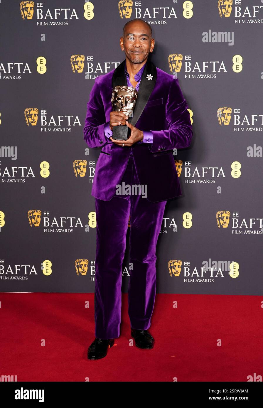 Paul Tazewell in the press room after winning the Best Costume Design ...