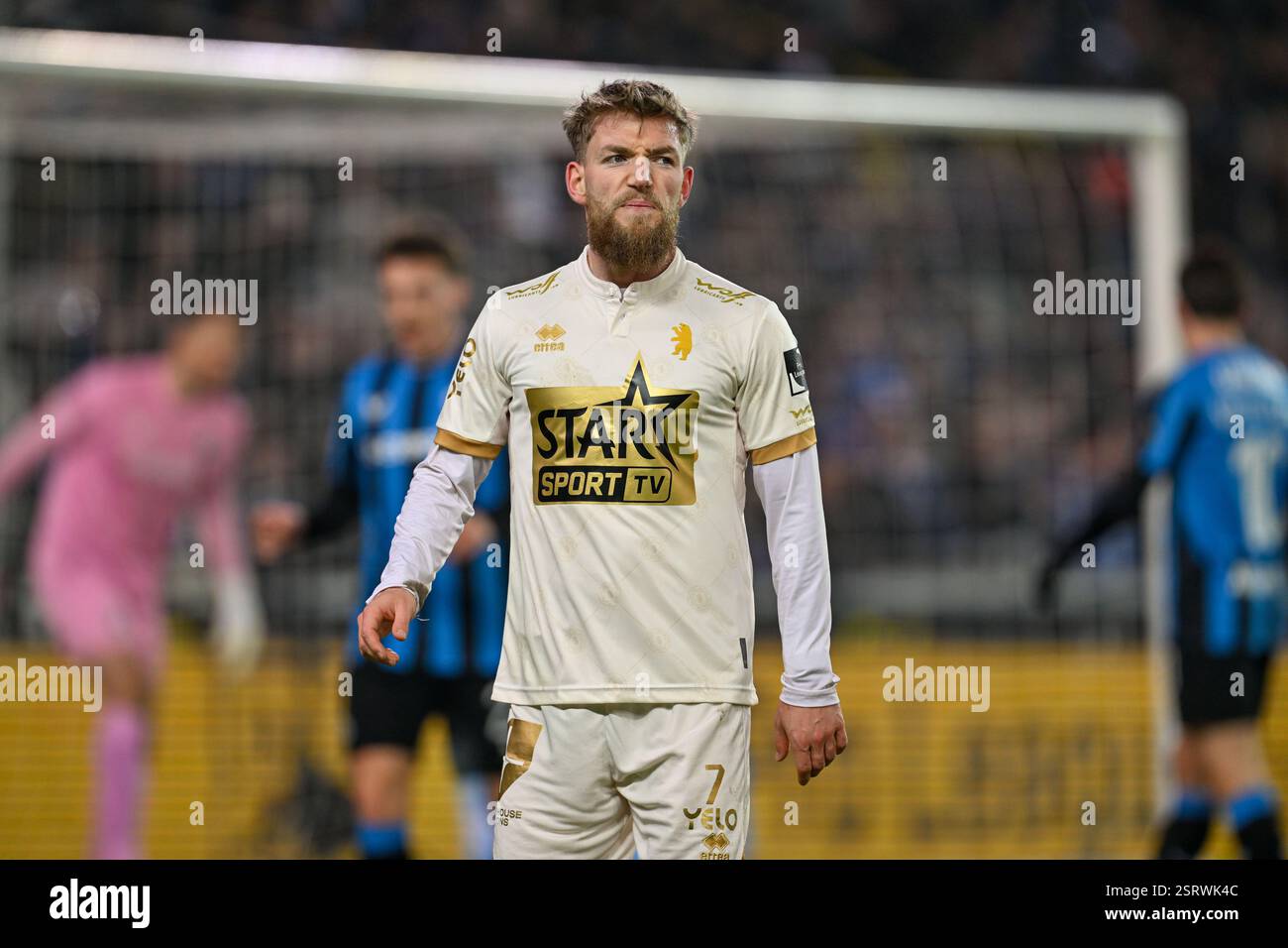 Brugge, Belgium. 18th Jan, 2025. Tom Reyners (7) of Beerschot pictured ...