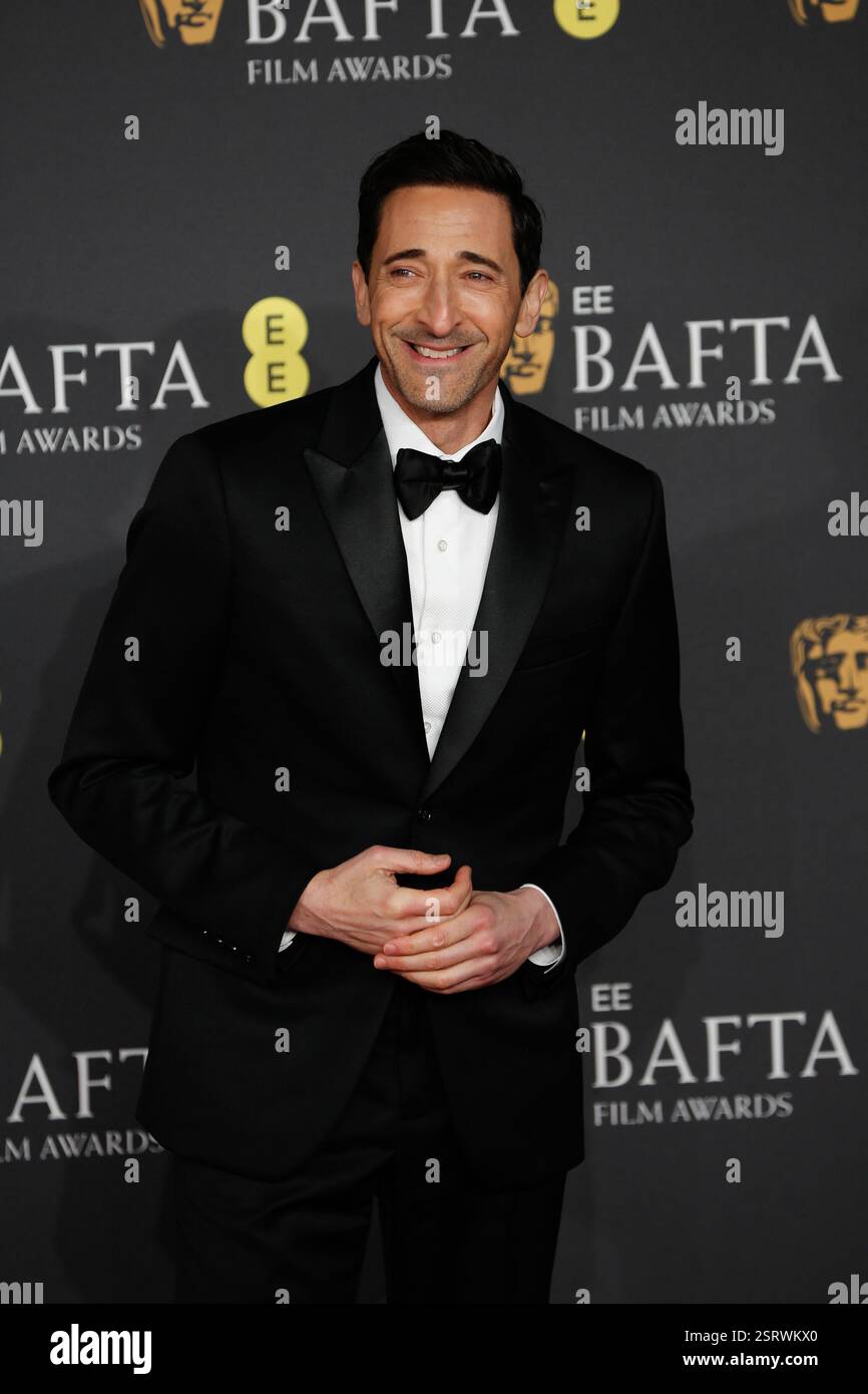 London, USA. 16th Feb, 2025. Adrien Brody attends the red carpet for ...
