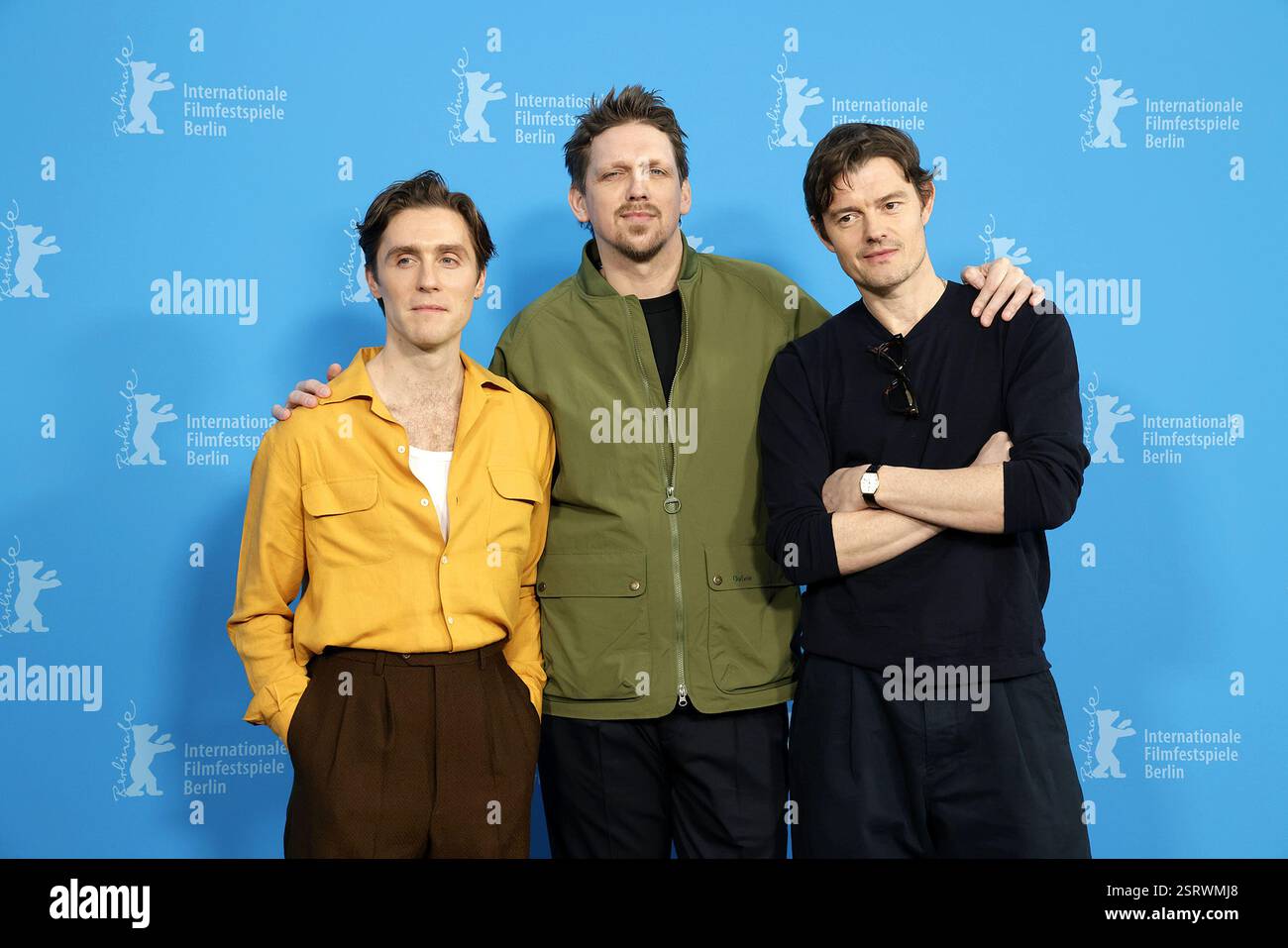 Jack Farthing, Jan-Ole Gerster und Sam Riley beim „Islands“ Photocall ...