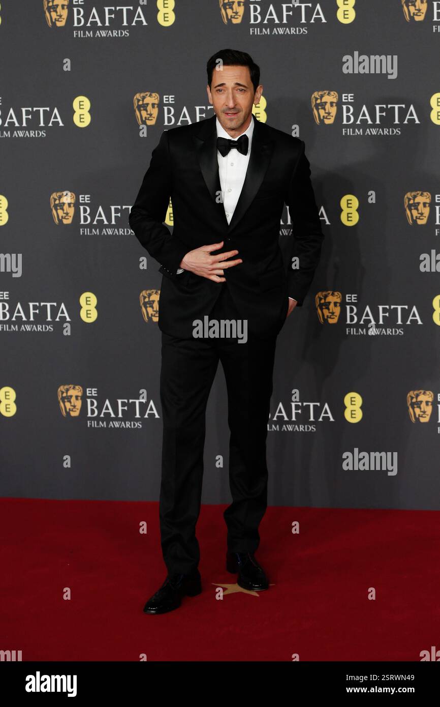 London, USA. 16th Feb, 2025. Adrien Brody attends the red carpet for ...