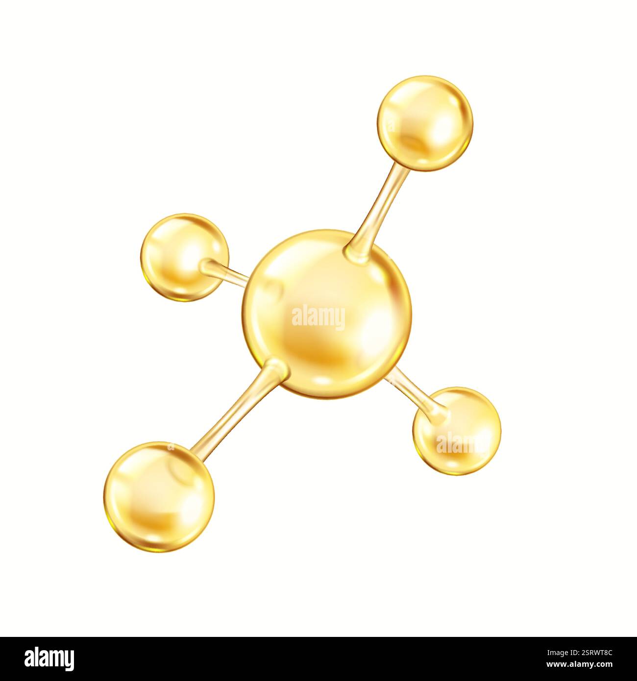Rotating collagen molecular structure from connected golden spheres ...
