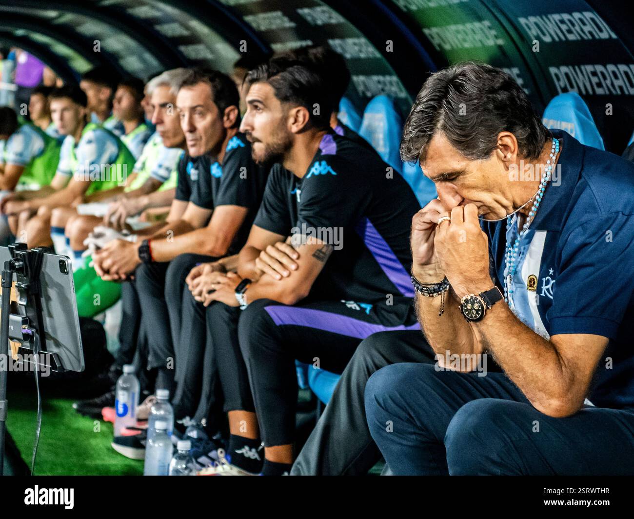 Buenos Aires, Argentina. February 15, 2025. Gustavo Costas Dt coach ...