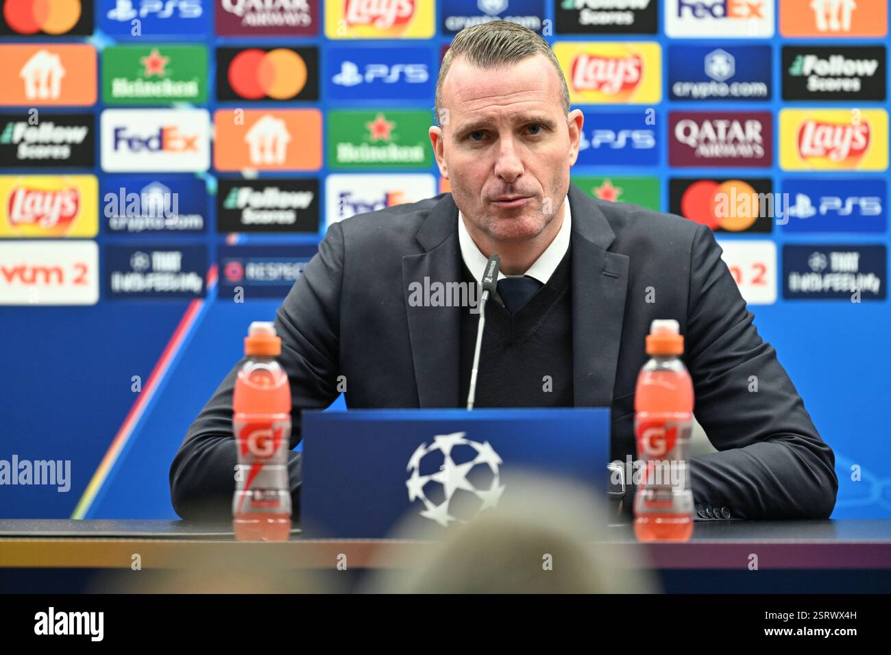 Brugge, Belgium. 21st Jan, 2025. Head Coach Nicky Hayen of Club Brugge ...