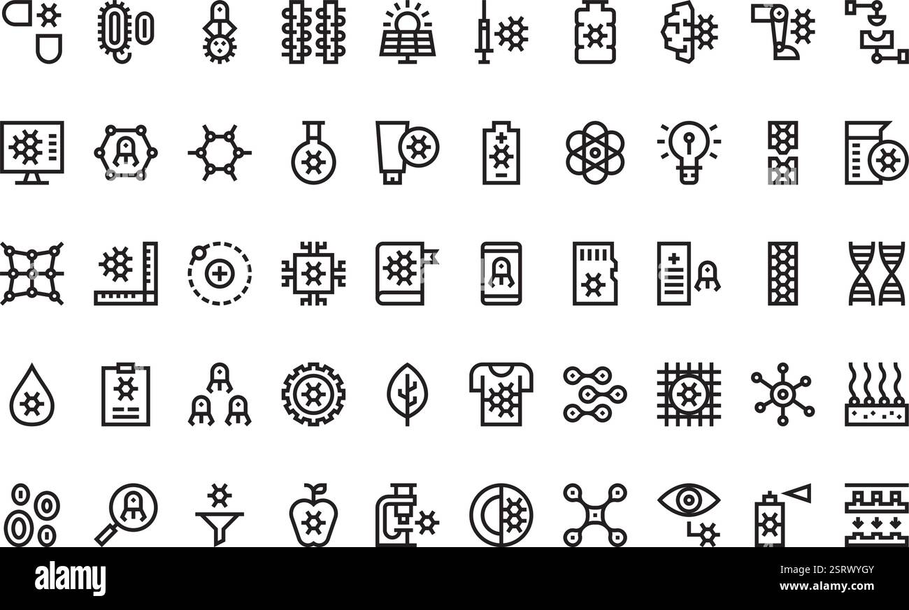 Nanofabrication Stock Vector Images - Alamy