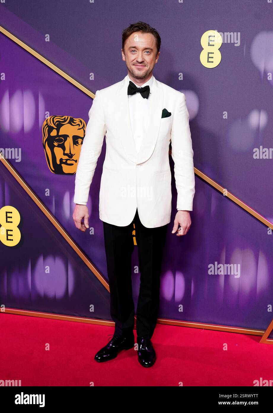 Tom Felton attending the 78th British Academy Film Awards, at the Royal ...