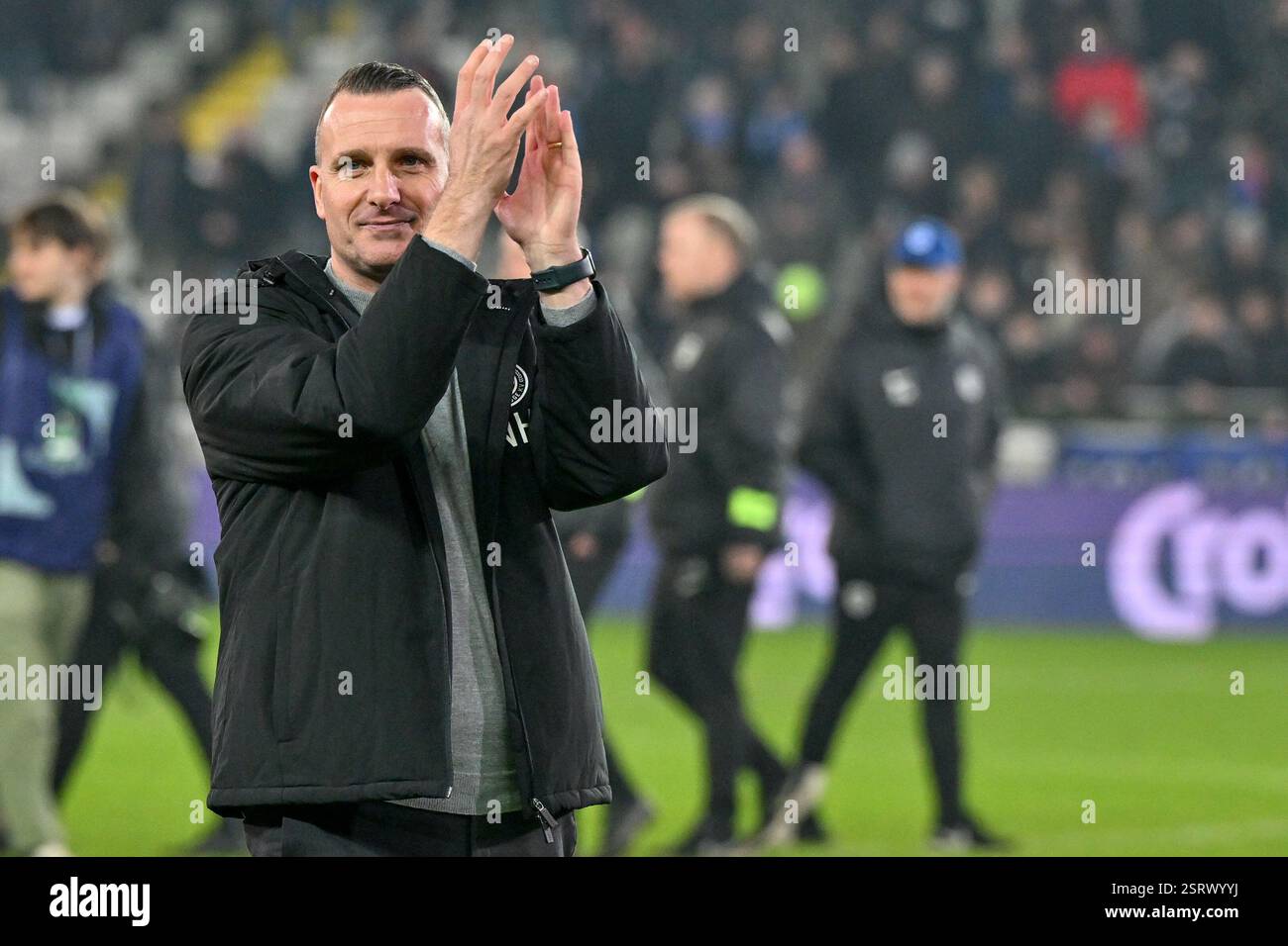 Brugge, Belgium. 15th Jan, 2025. Head Coach Nicky Hayen of Club Brugge ...