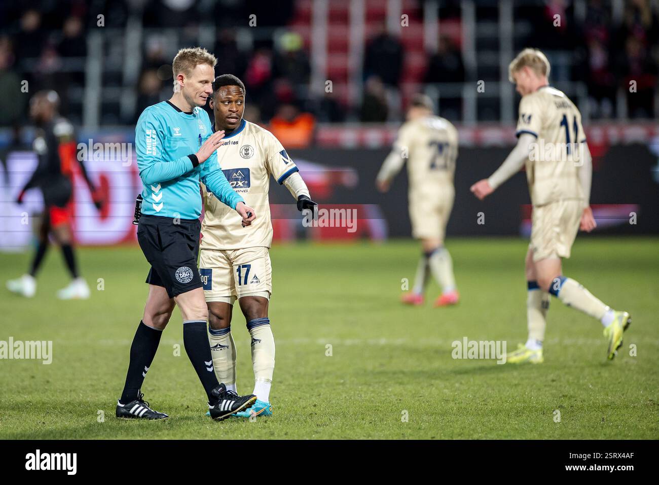 Lyngby Boldklub's Jonathan Amon (17) during the Superliga match between ...