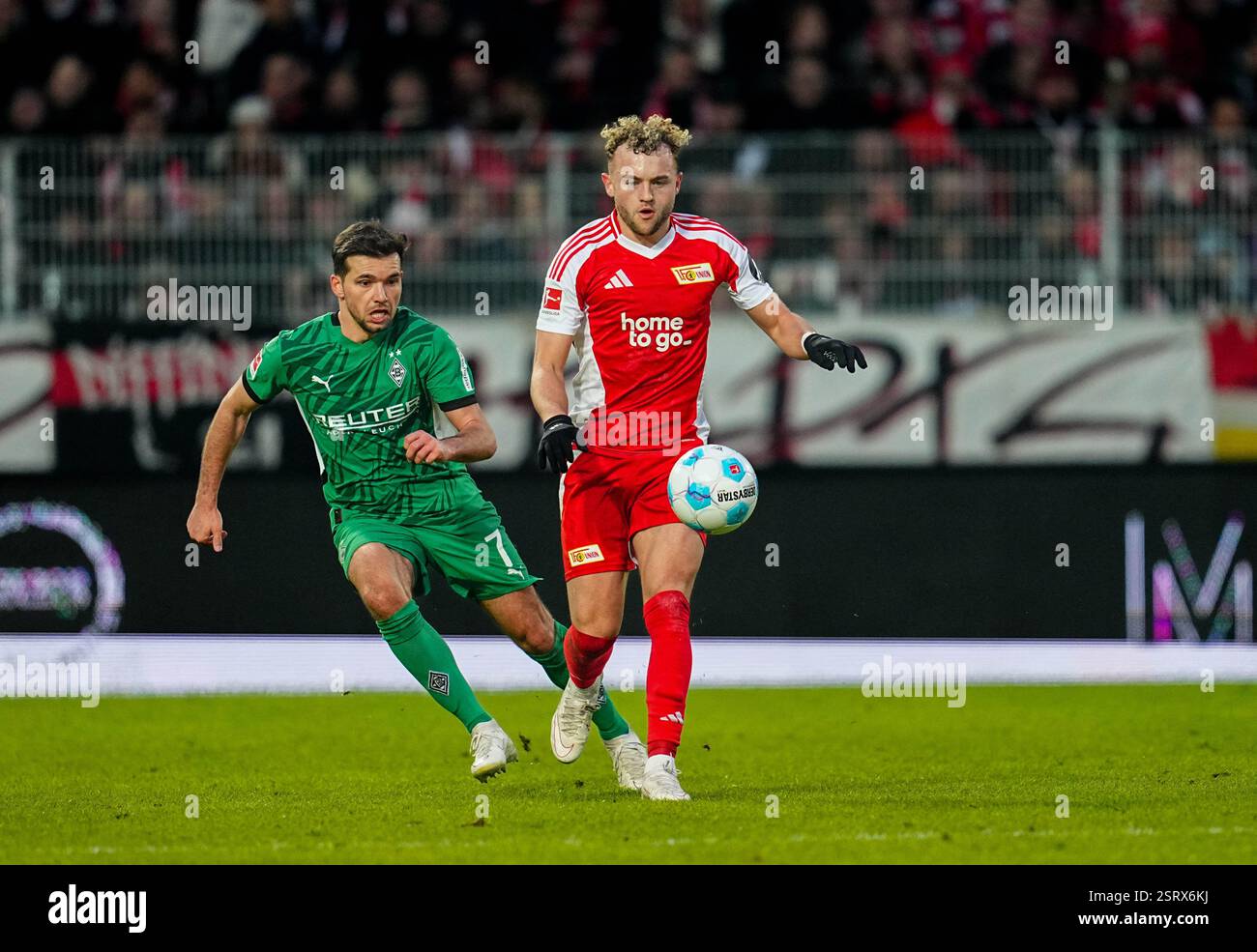 February 15 2025: Kevin StÃ¶ger of Borussia MÃ¶nchengladbach and ...