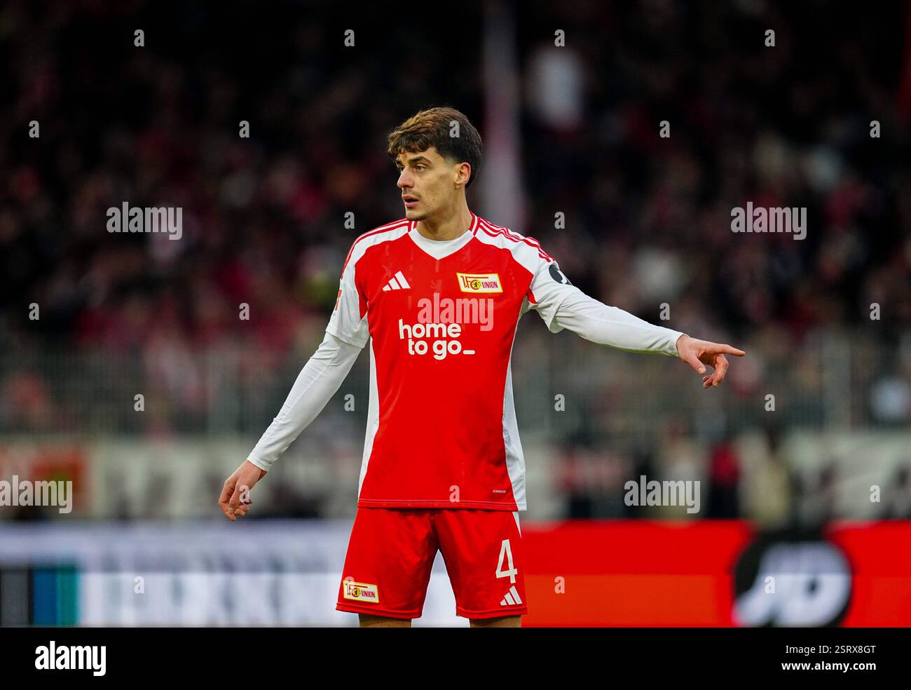February 15 2025: Diogo Leite of 1.FC Union Berlin gestures during a 1 ...