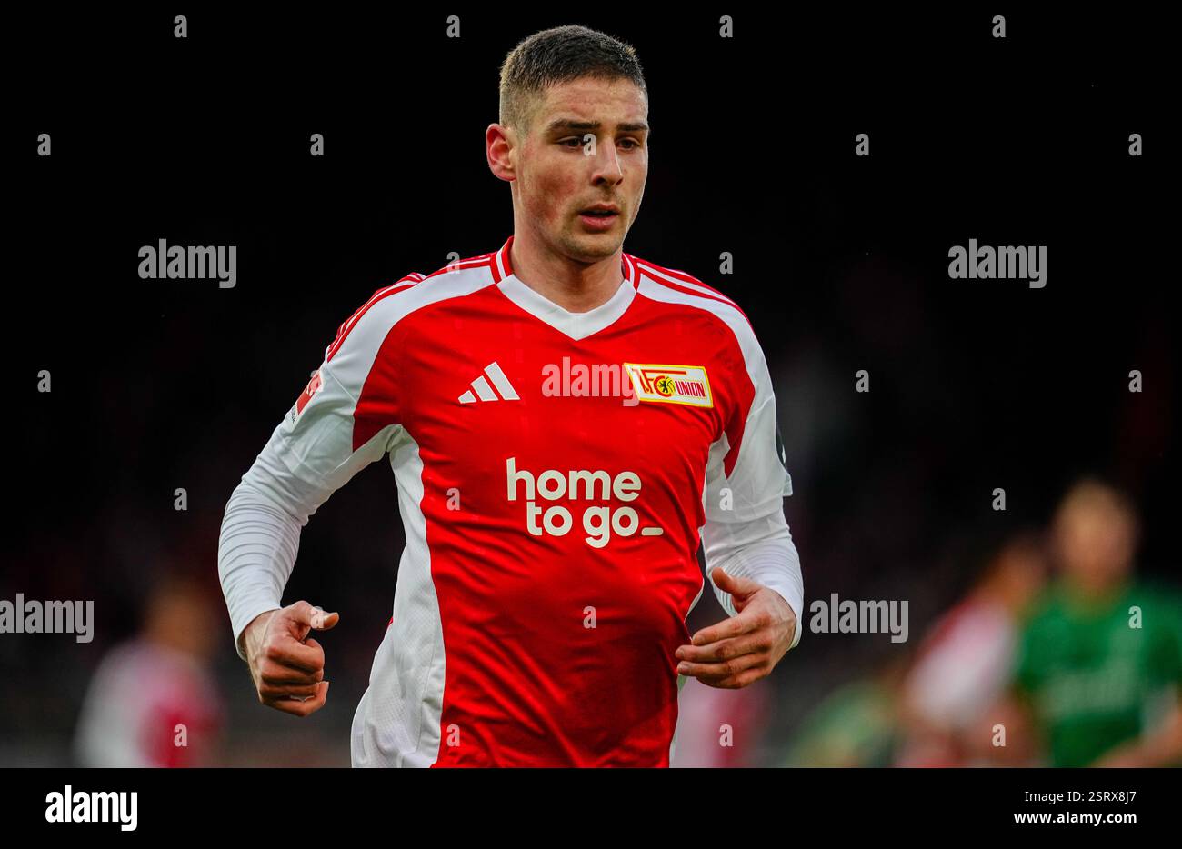 February 15 2025: Andrej Ilic of 1.FC Union Berlin looks on during a 1 ...