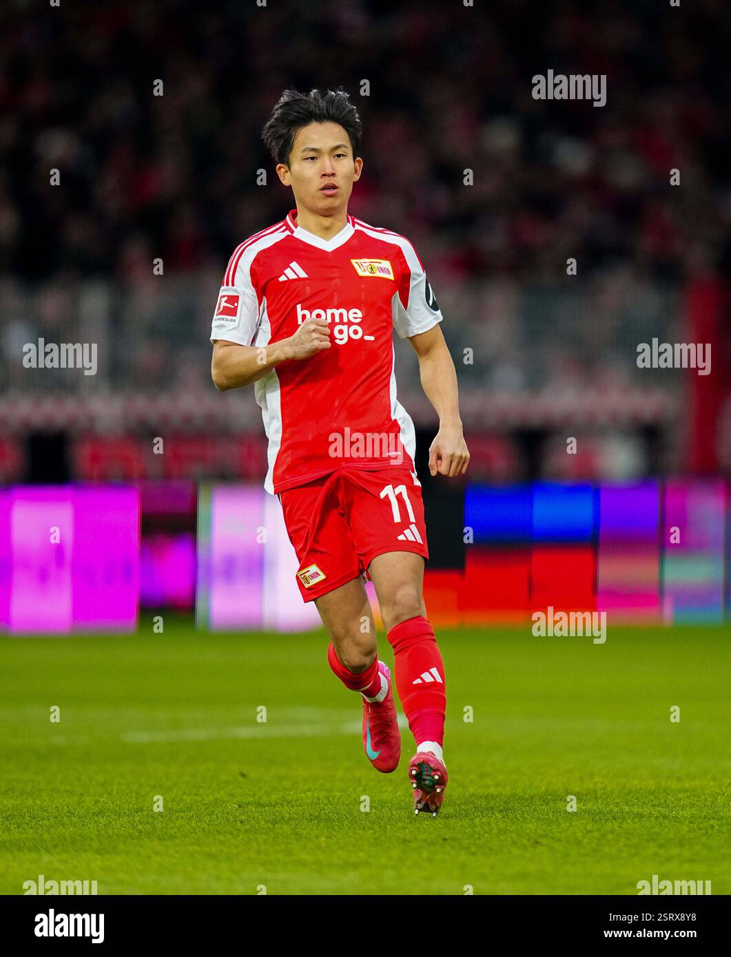 February 15 2025: Woo-yeong Jeong of 1.FC Union Berlin looks on during ...