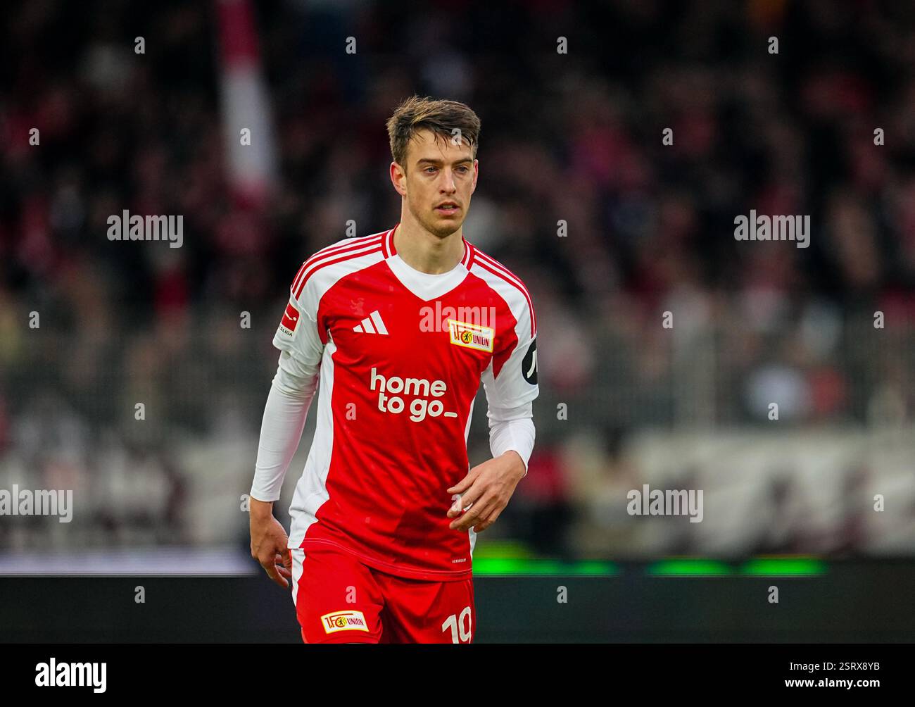 February 15 2025: Janik Haberer of 1.FC Union Berlin looks on during a ...