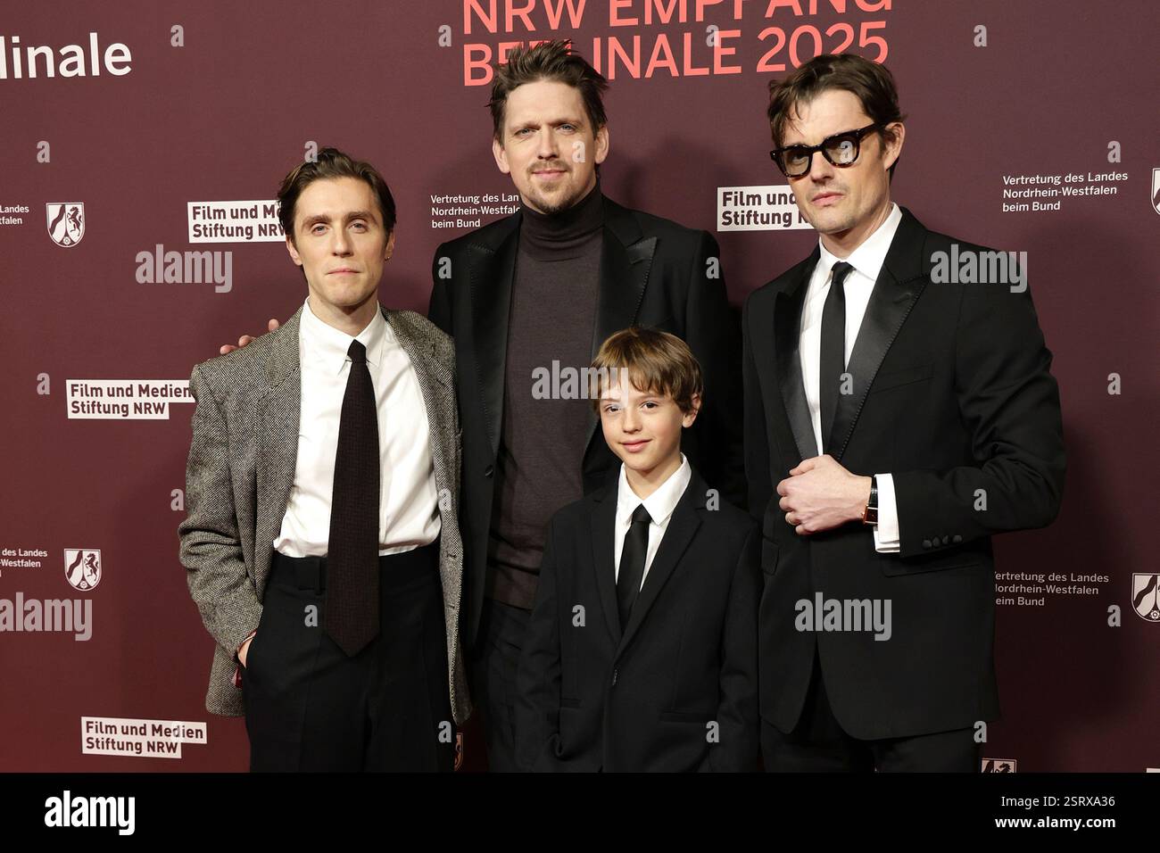 Jack Farthing, Jan-Ole Gerster, Dylan Torrell und Sam Riley beim NRW ...
