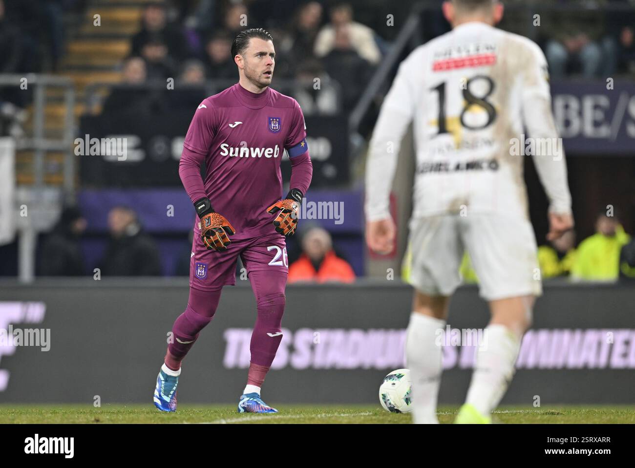 Anderlecht, Belgium. 16th Jan, 2025. goalkeeper Colin Coosemans (26) of ...