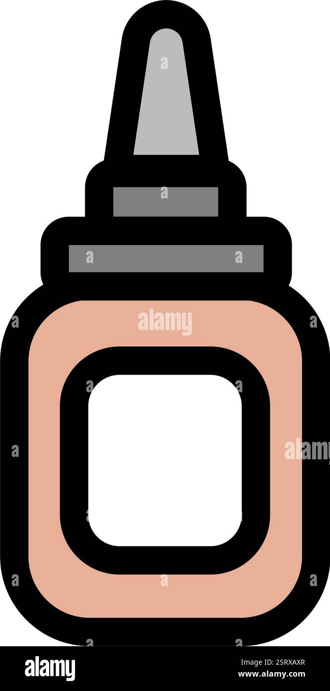 Drops vitamin icon outline Cut Out Stock Images & Pictures - Alamy