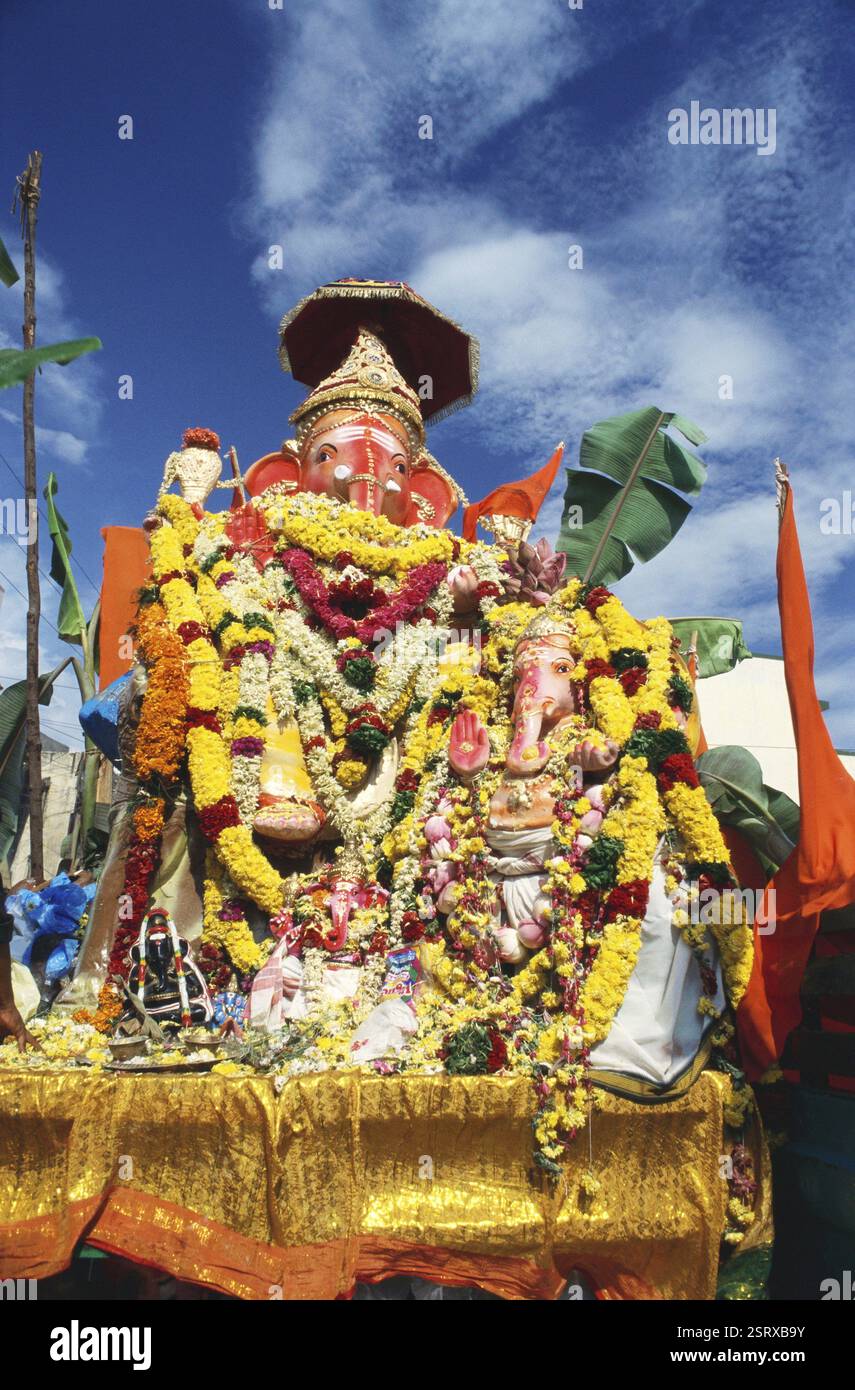 Ganesh ganpati festival, immersion of elephant headed god idol, Tamil ...